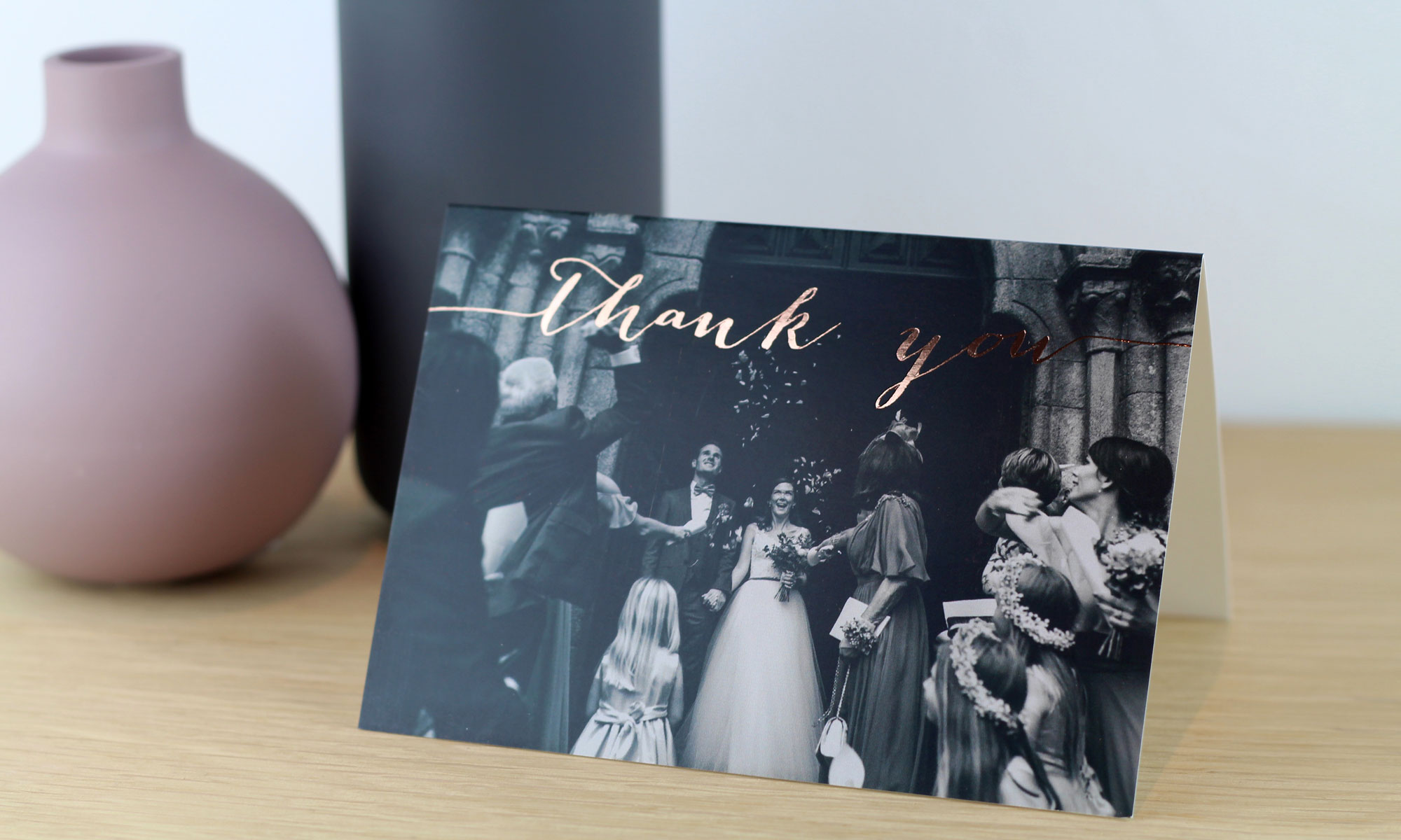Photo Wedding Thank You Cards - Louise | The Foil Invite Company