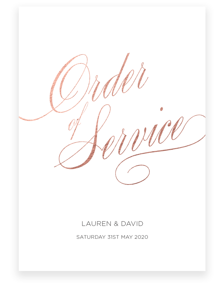 Luxury Wedding Invitations – Beaumont | The Foil Invite Company